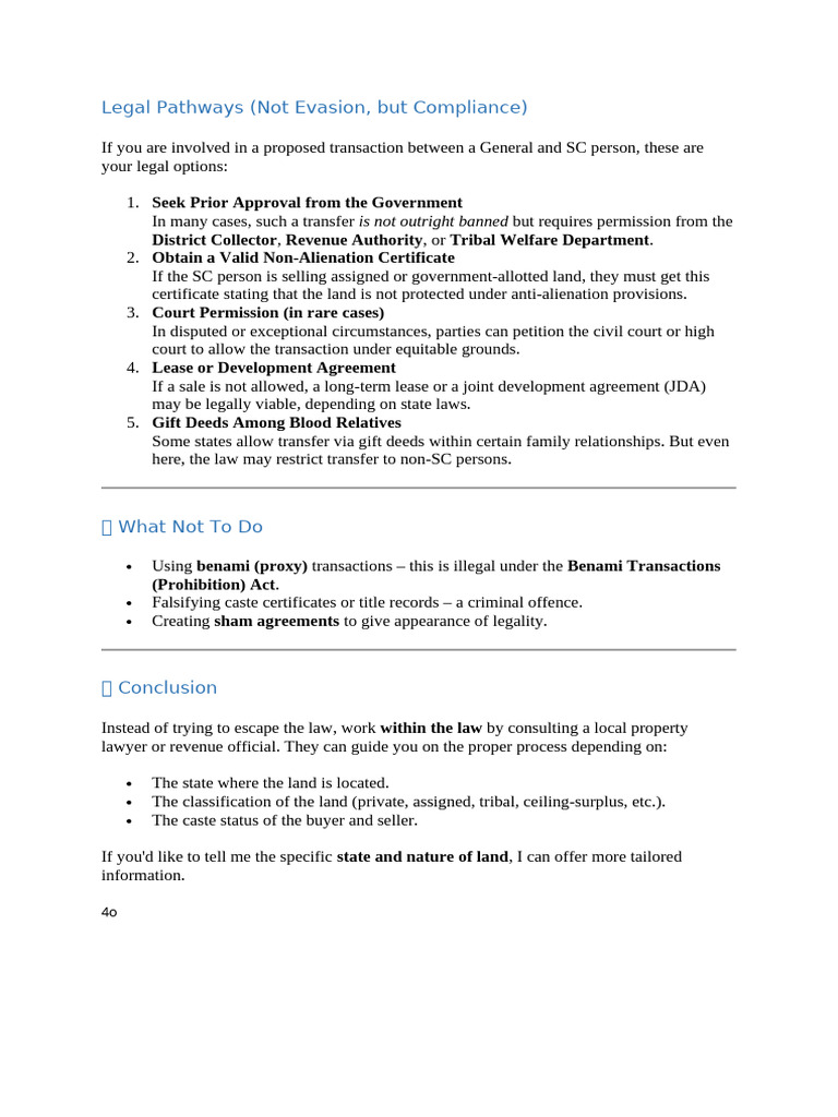 Legal Pathways (Not Evasion, But Compliance) : Is Not Outright Banned | PDF