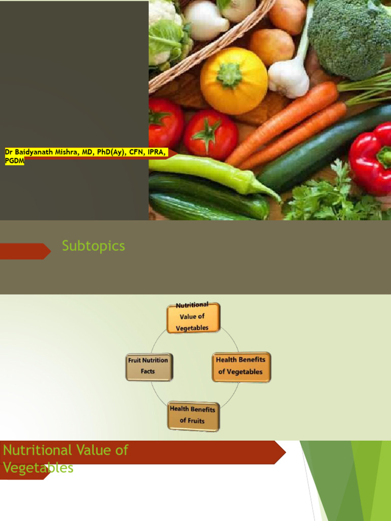 Benefits of Fruits Vegan | PDF | Vegetables | Diet & Nutrition