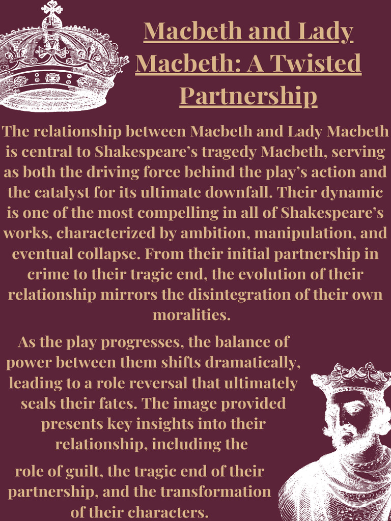 Macbeth and Lady Macbeth A Twisted Partnership | PDF | Macbeth ...