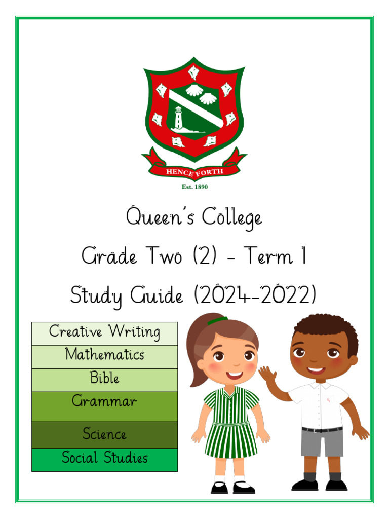 Grade 2 Study Guide Term 1 | PDF | Paragraph | Linguistic Morphology
