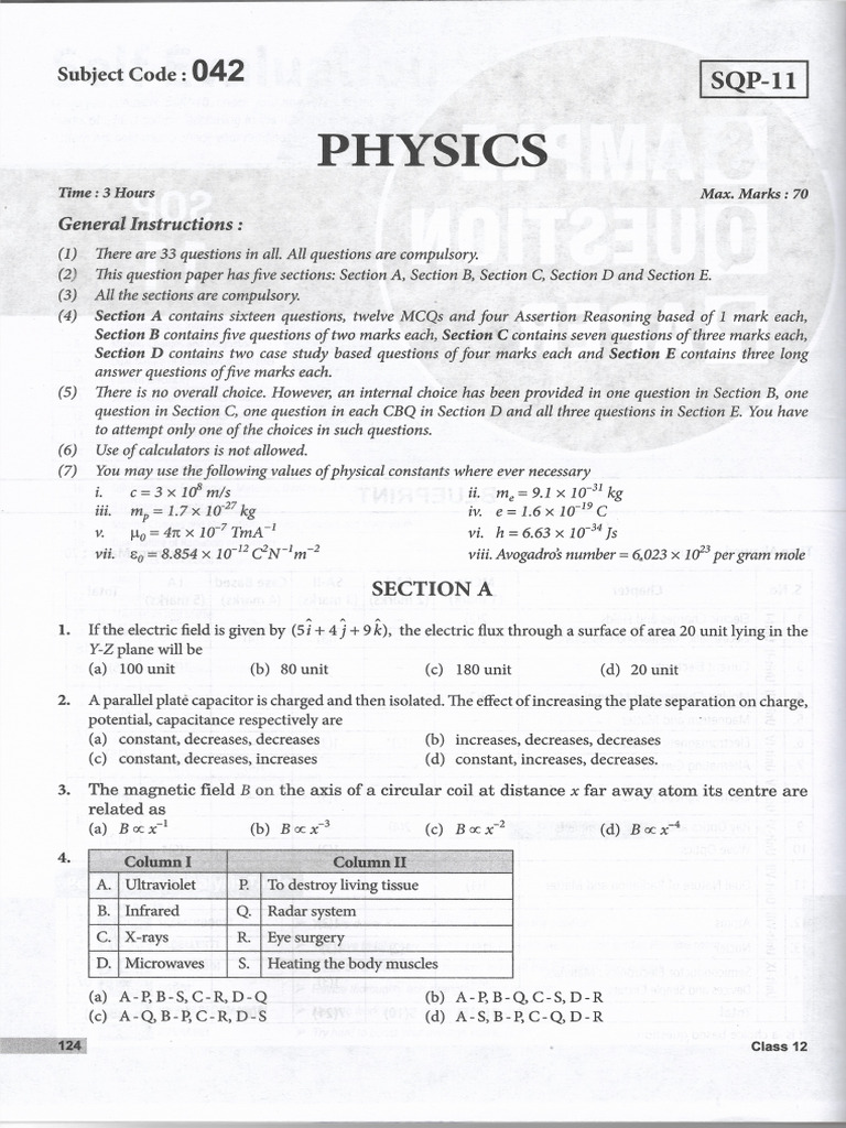 Physics (042) P4 | PDF