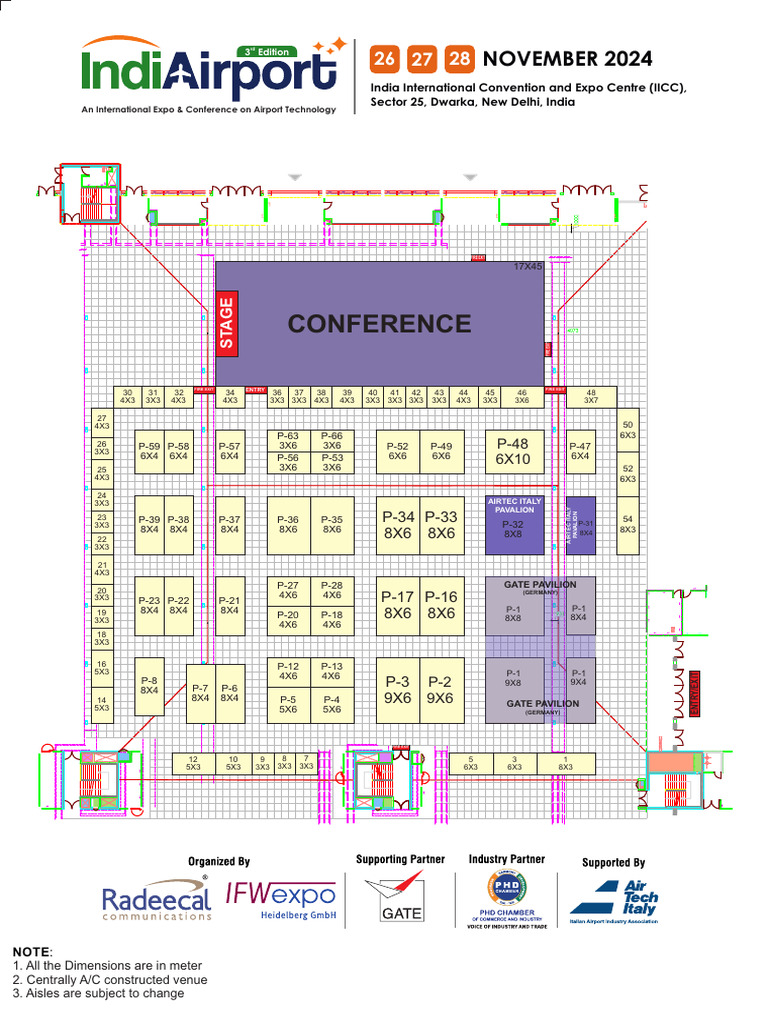 Indi Airport Floor Plan 2024 | PDF