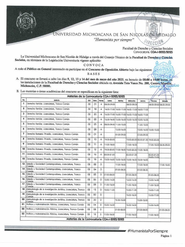 Conv - FacDerecho 31 03 25 1 | PDF
