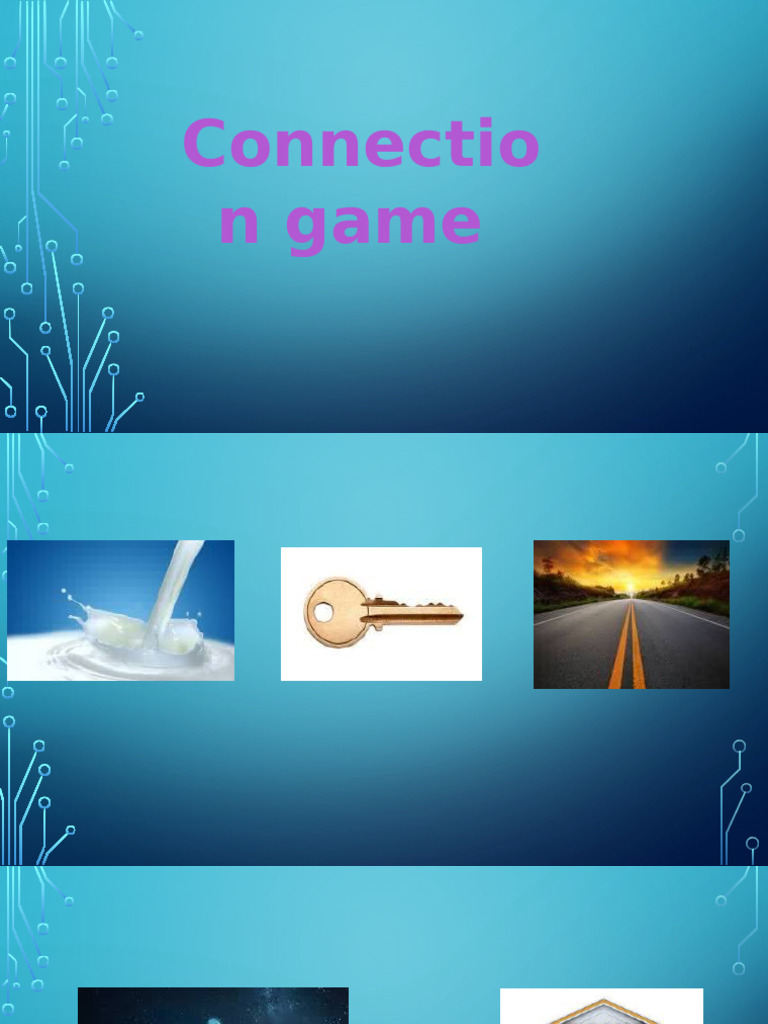Connection Game | PDF
