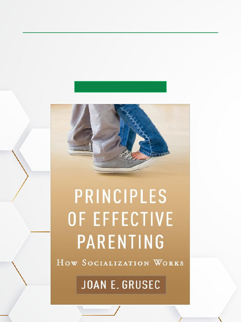 Principles of Effective Parenting How Socialization Works Full MOBI ...