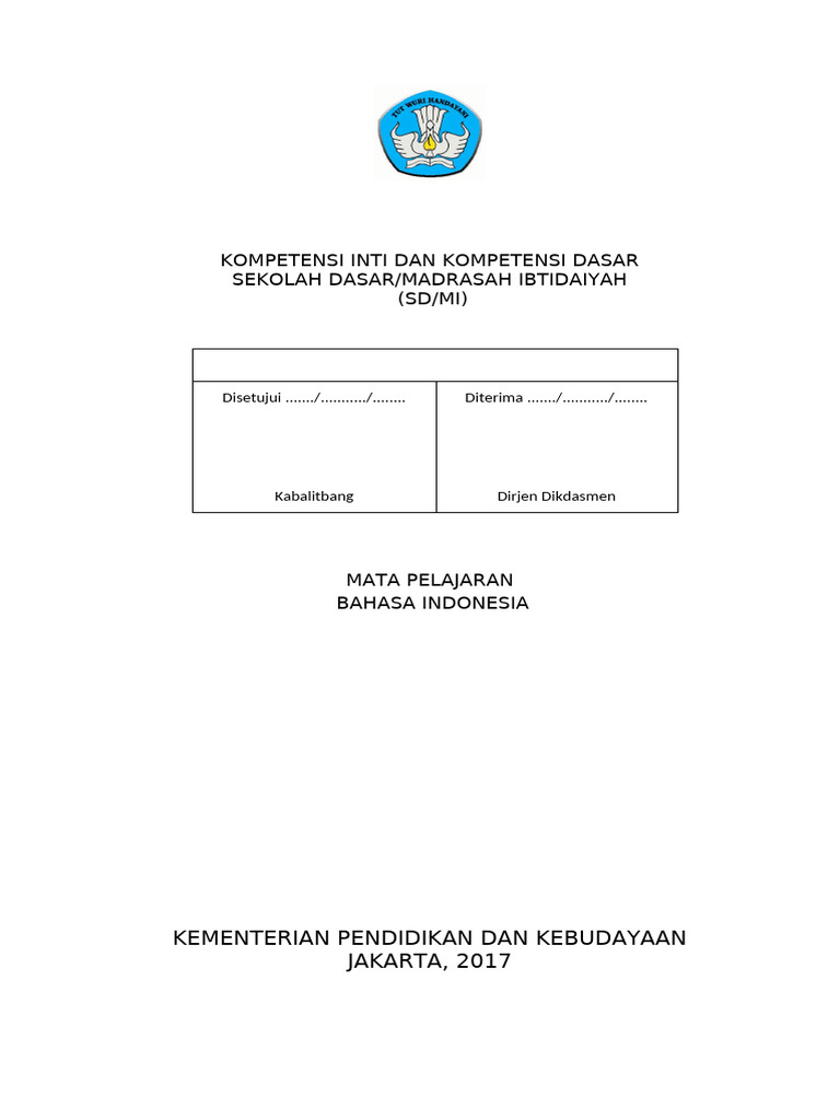 1. KI-KD B-Indo SD | PDF