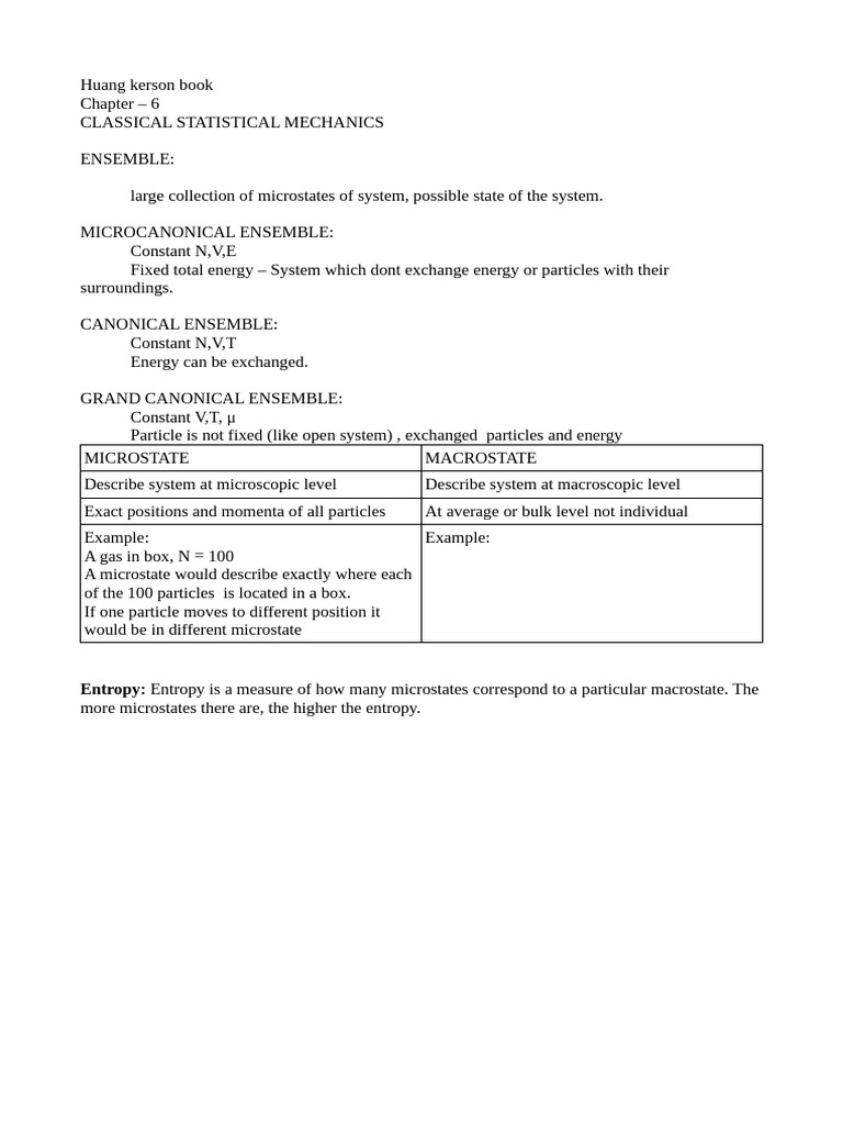 Stat Mech | PDF
