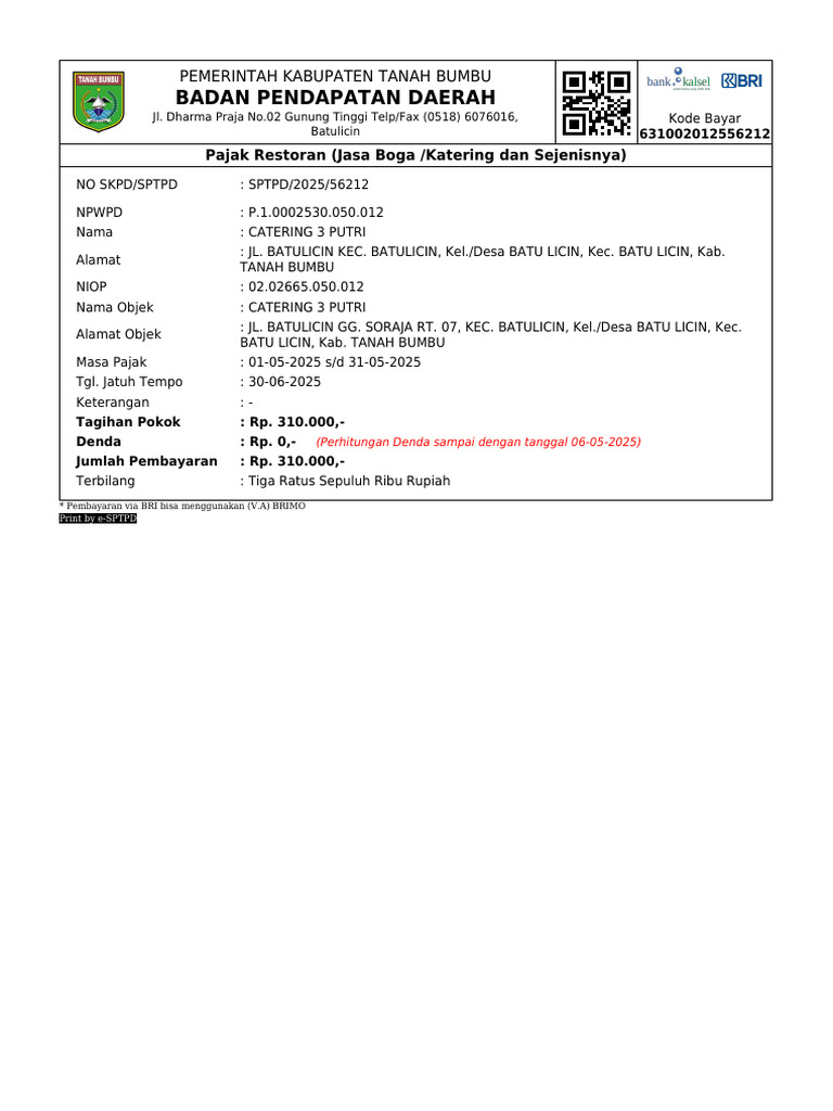 CATERING TK ADHYAKSA | PDF