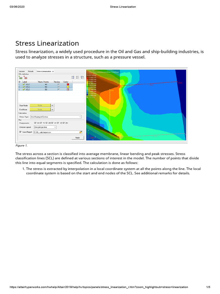 Stress Linearization in ANSYS | PDF | Stress (Mechanics) | Cartesian ...