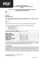 Minor Policy Alteration Application Form | PDF | Insurance | Life Insurance