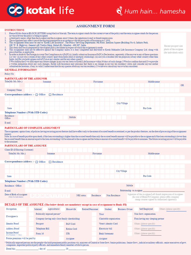 Assignment Form-2 231011 153626 | PDF | Assignment (Law) | Life Insurance