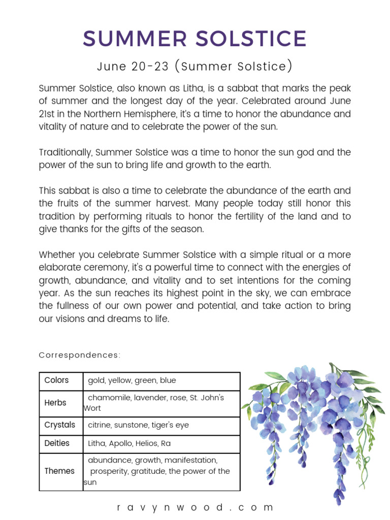 summer solstice | PDF