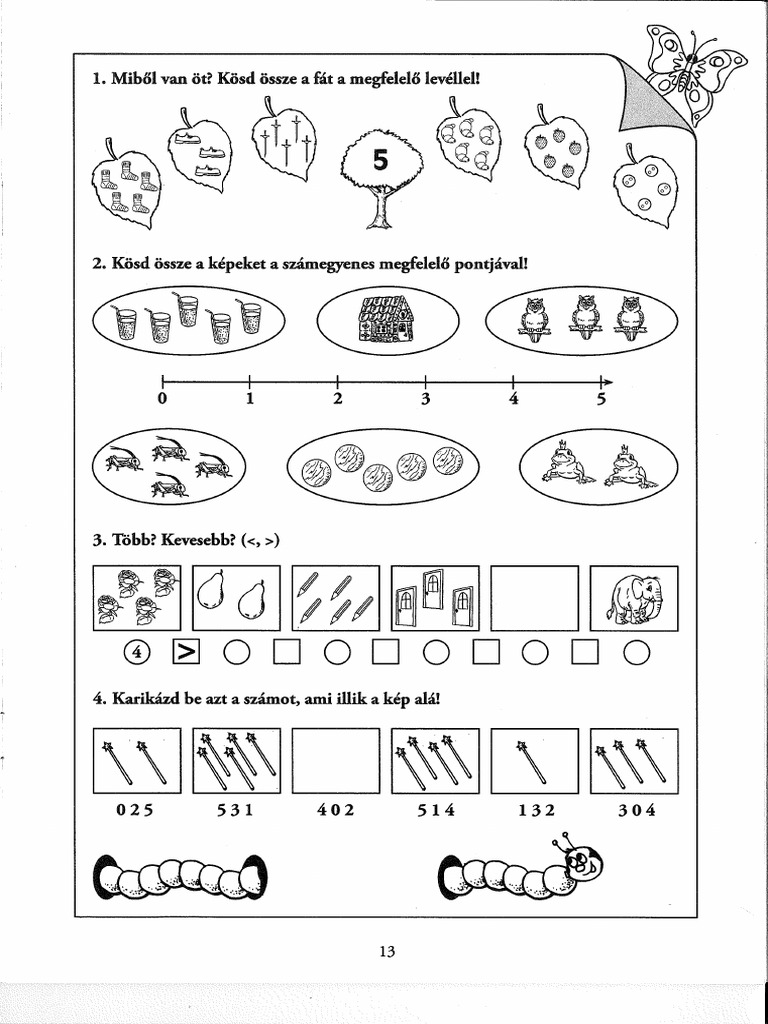 Mes-S Matematika - 1 Osztaly 13-15. Oldal | PDF