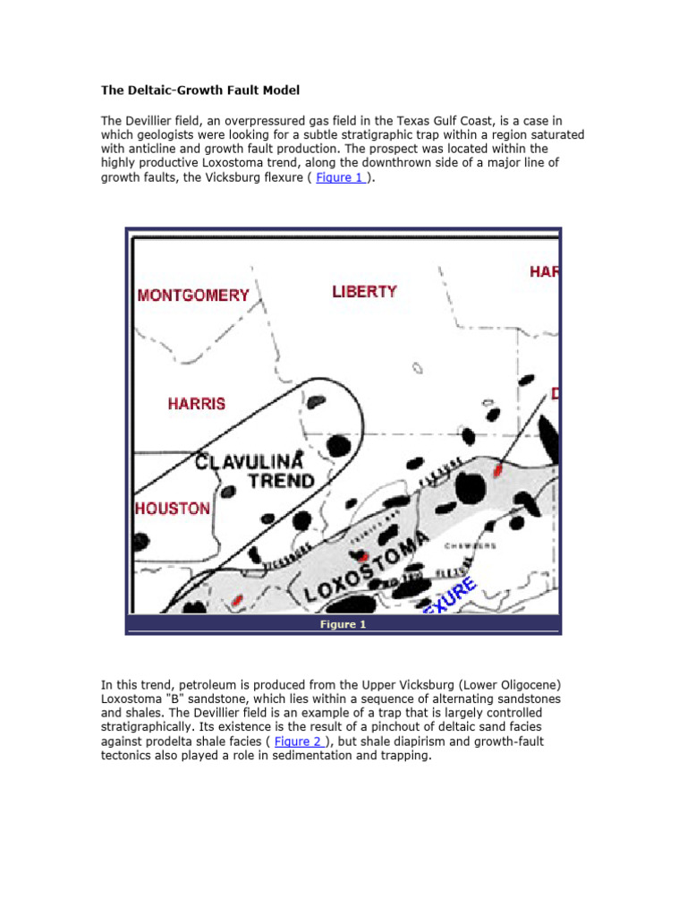 Deltaic-Growth Fault Model Insights | PDF | Petroleum Reservoir | Fault ...