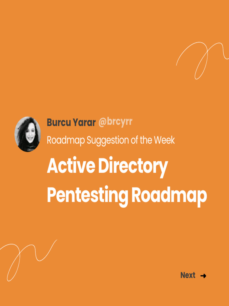 Active Directory Pentesting Roadmap | PDF