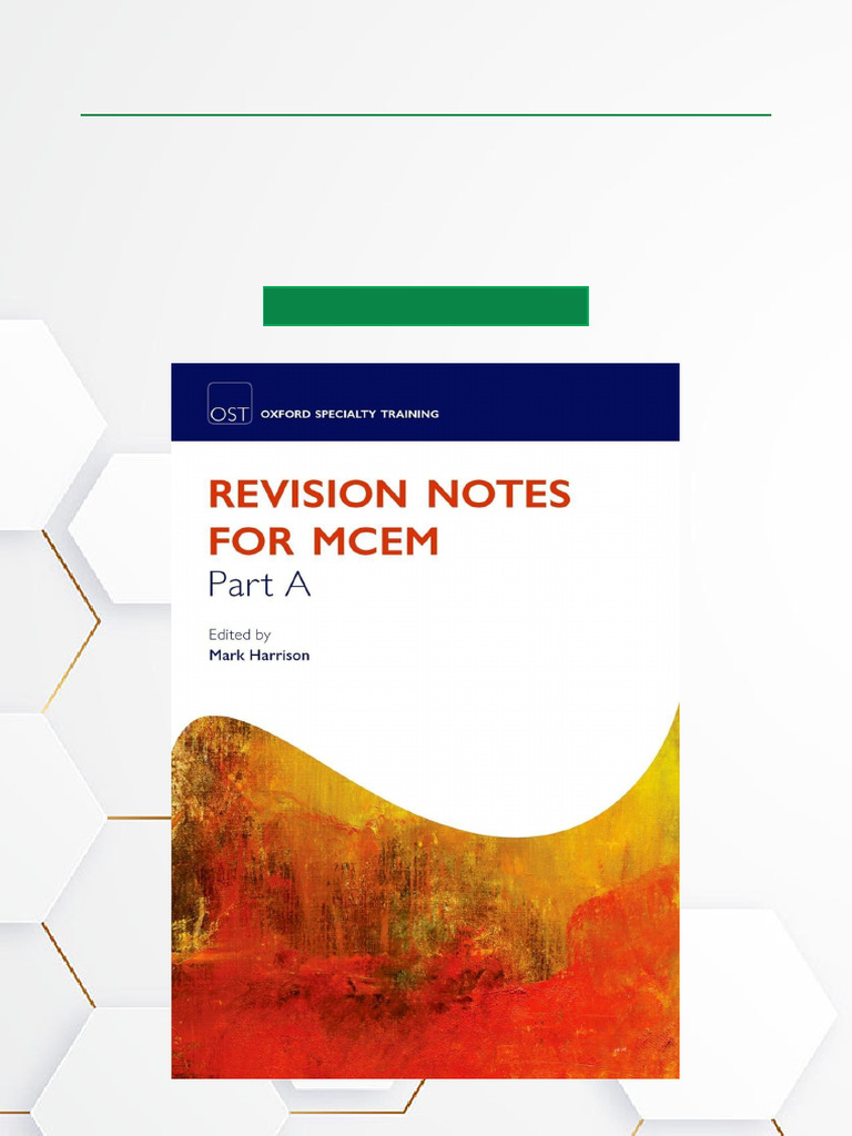 Revision Notes For MCEM Part A, 1st Edition Research PDF Download | PDF