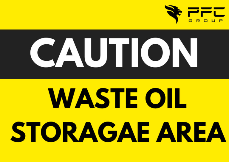 Waste Oil Storagae Area | PDF