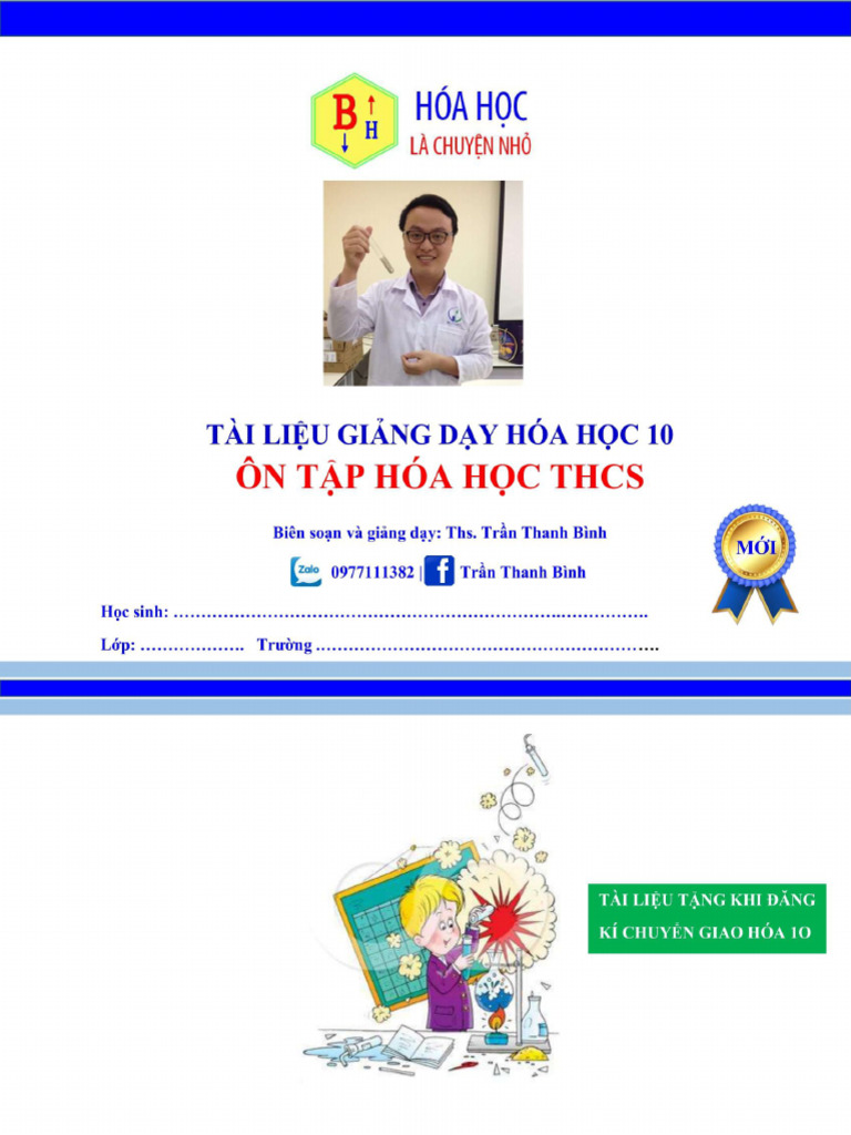 2022 - 2023. 10.0 On Tap Hoa Hoc THCS - CT Moi - TTB | PDF