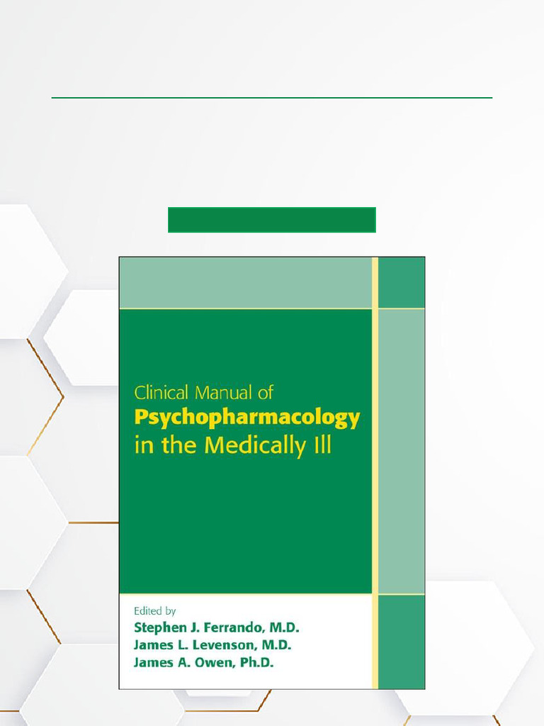 Clinical Psychopharmacology Manual Download | PDF | Psychiatry | Neurology