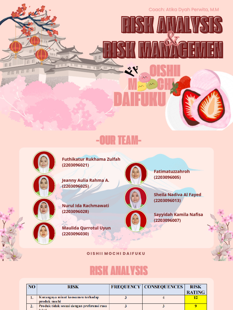 Kelompok 4 Risk Analysis | PDF