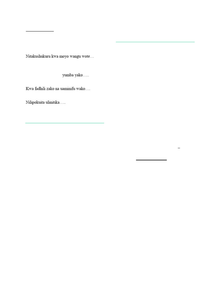 Nyanyukeni Waumini Lyrics | PDF