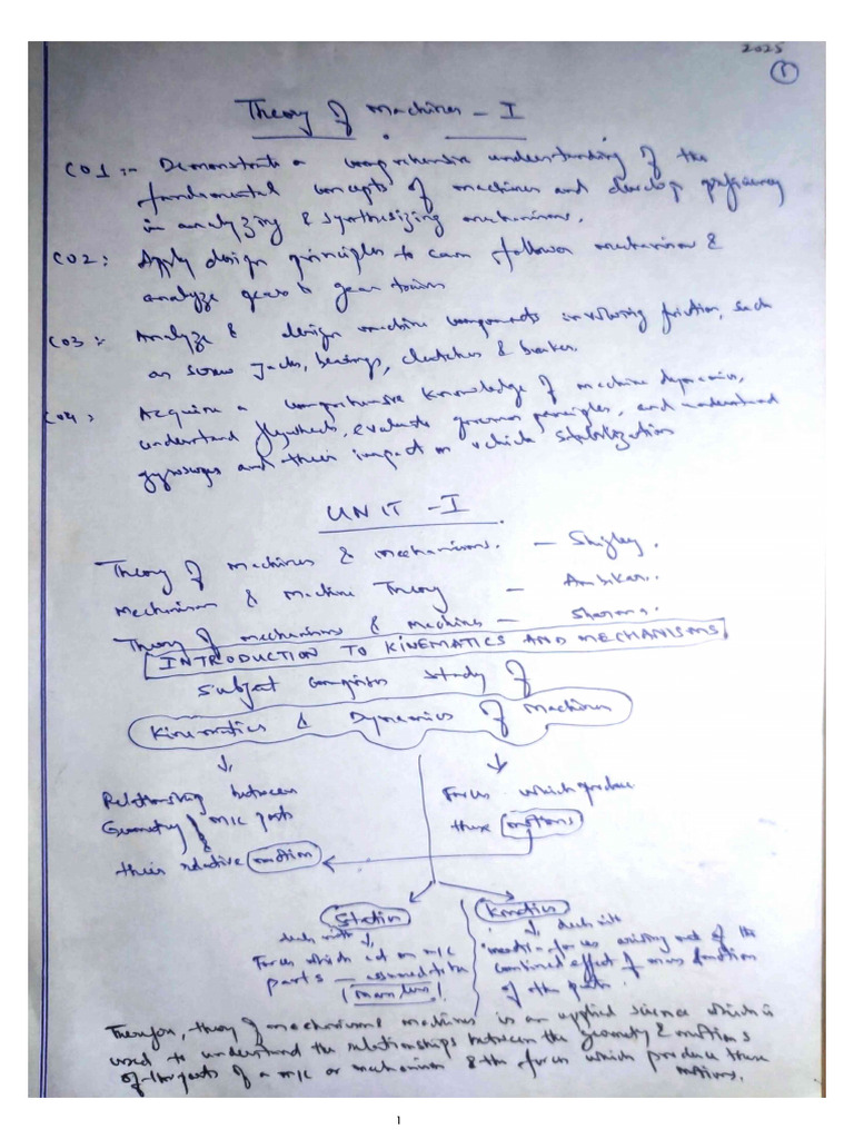 TOM-1. Lecture 1 | PDF
