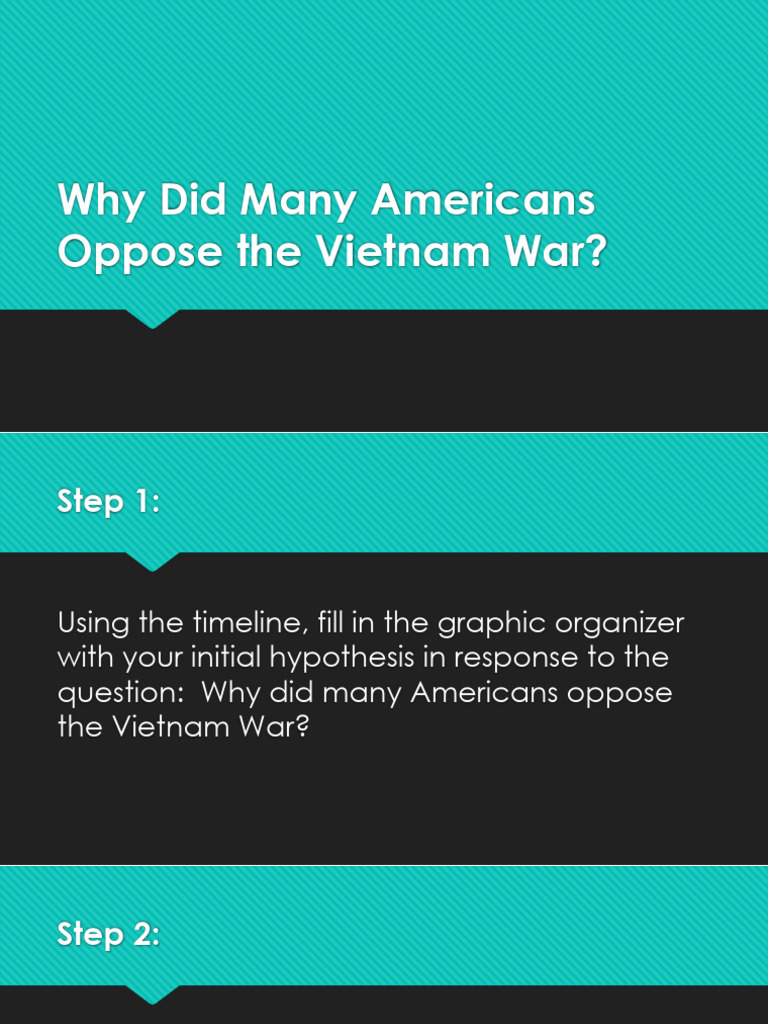 Vietnam Anti War - Assignment | PDF