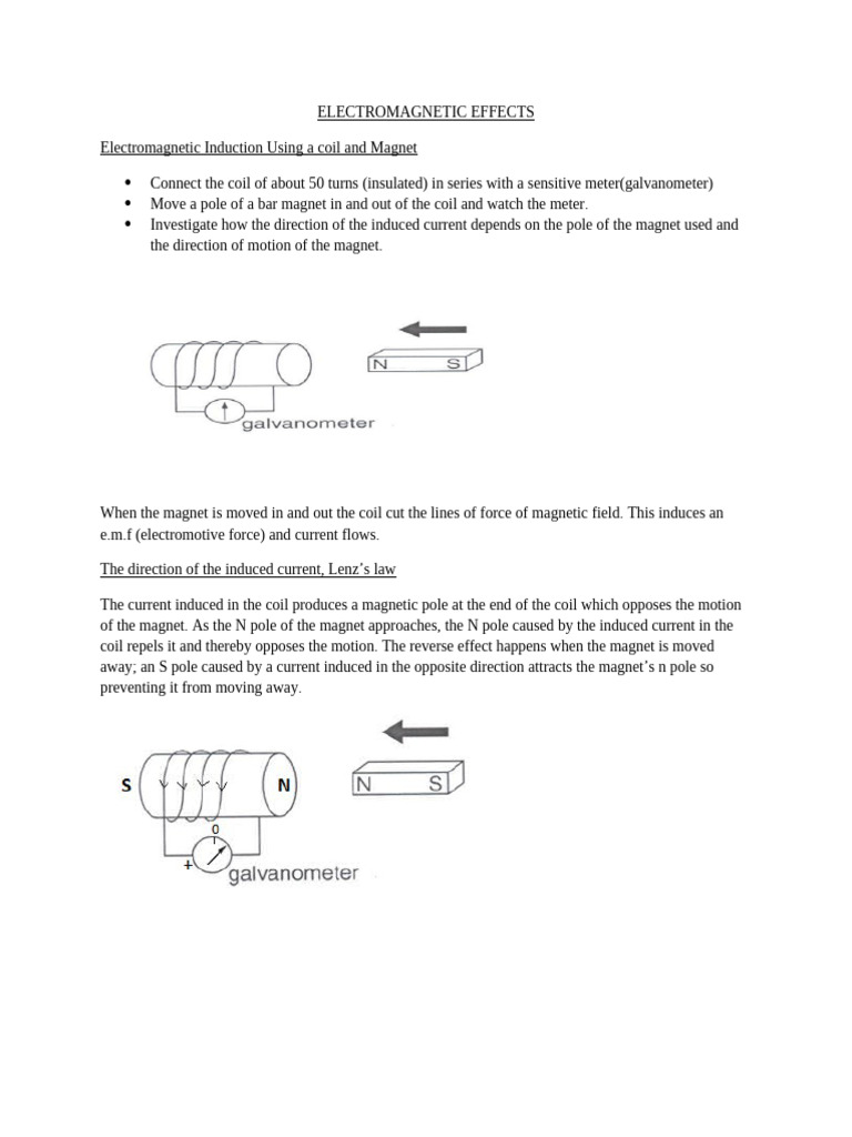 Electromagnetic Effects Pdf Electromagnetic Induction Transformer