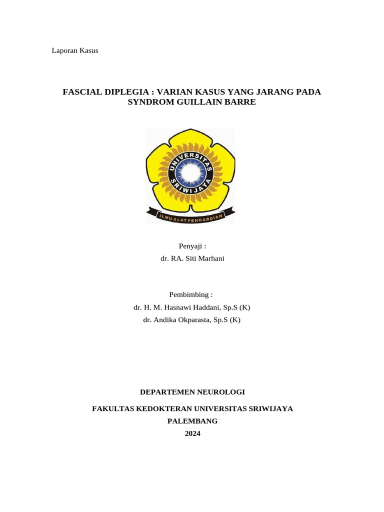 Case Report RA. Siti Marhani | PDF