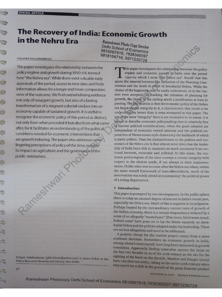 Indian Economy | PDF