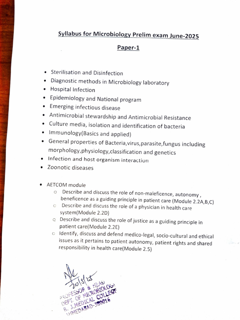 Microbiology subject | PDF
