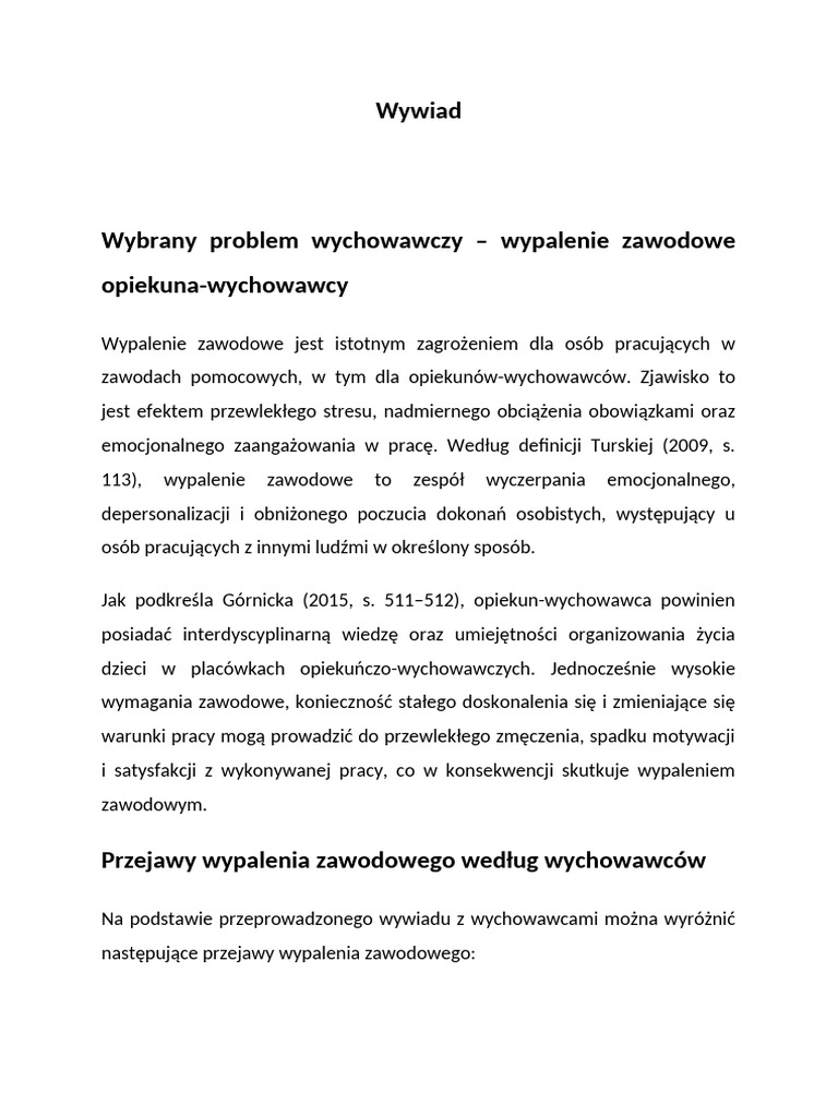 Wywiad | PDF