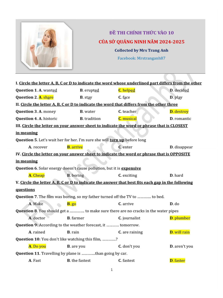 đề thi 2024 | PDF