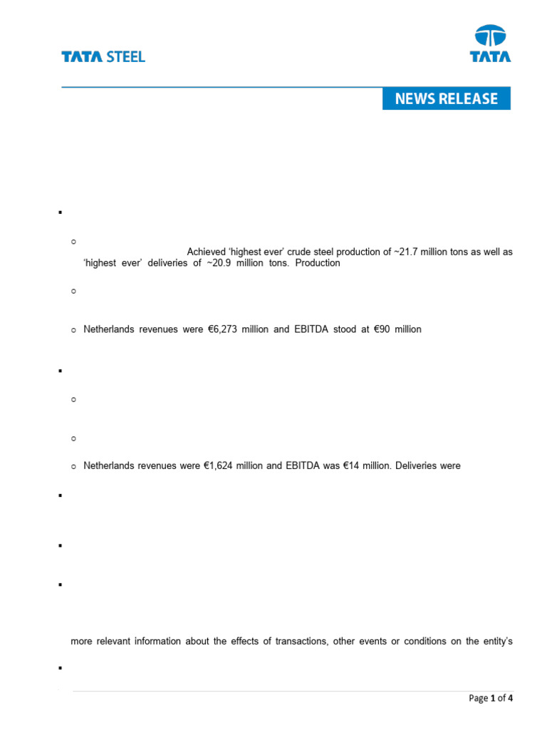 Fy2025 Press Release | PDF | Equity (Finance) | Accounting