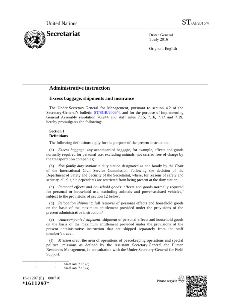 Excess Baggage and Shipment Guidelines | PDF | Cargo | Freight Transport