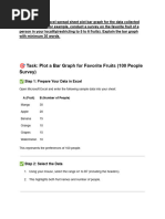 Bar Graph of Favorite Fruits Survey | PDF