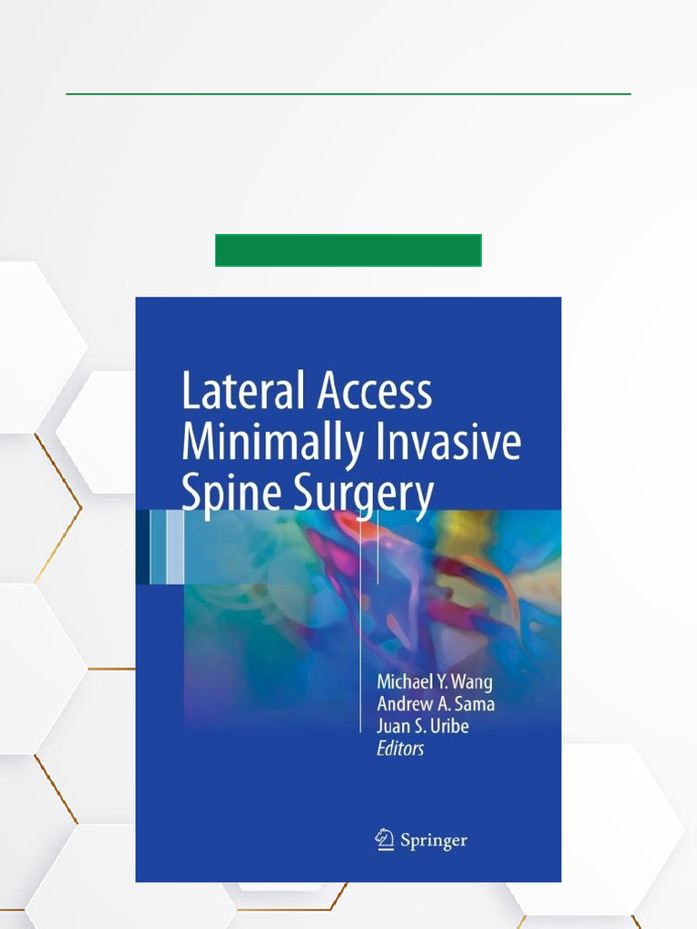 Lateral Access Spine Surgery Insights | PDF | Vertebra | Vertebral Column