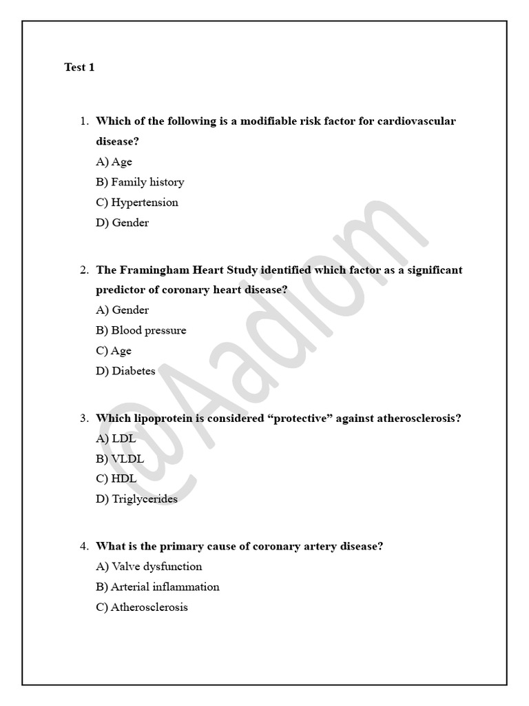 3 Introduction To Cardiovascular Diseases - 01 | PDF | Myocardial ...