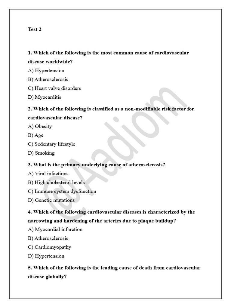 3 Introduction To Cardiovascular Diseases - 02 | PDF | Myocardial ...