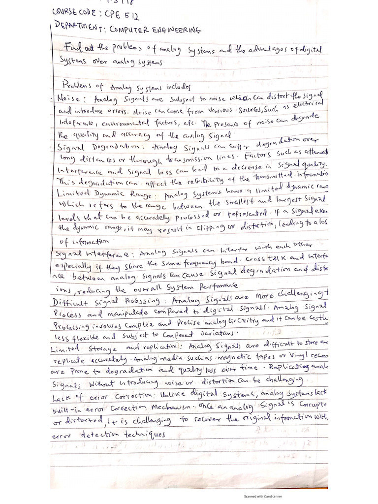 CPE 512 Prof Apeh Assignment | PDF