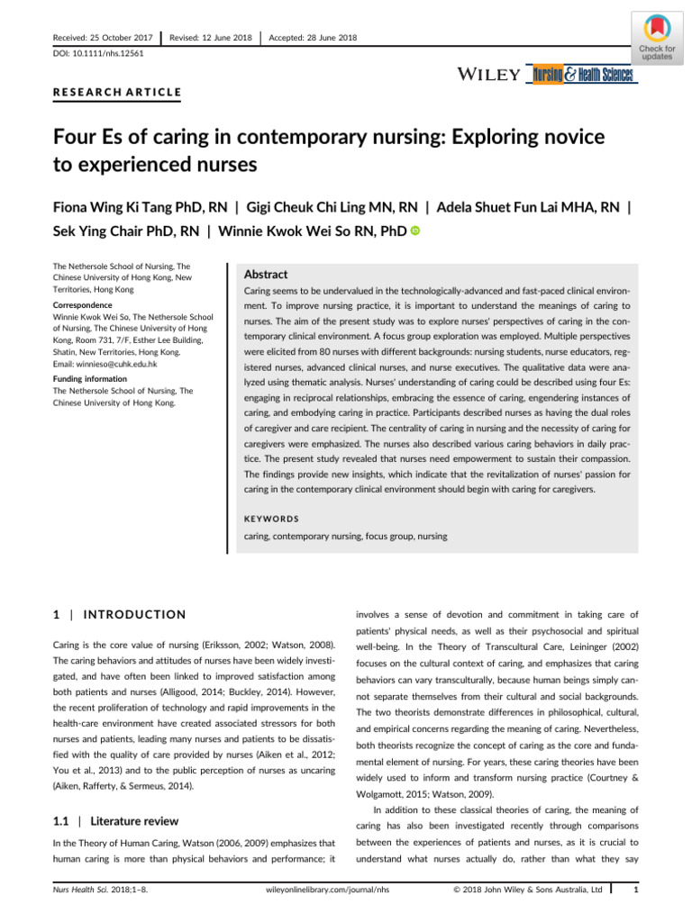 Contemporary Nursing Practice 2 | PDF | Nursing | Attitude (Psychology)