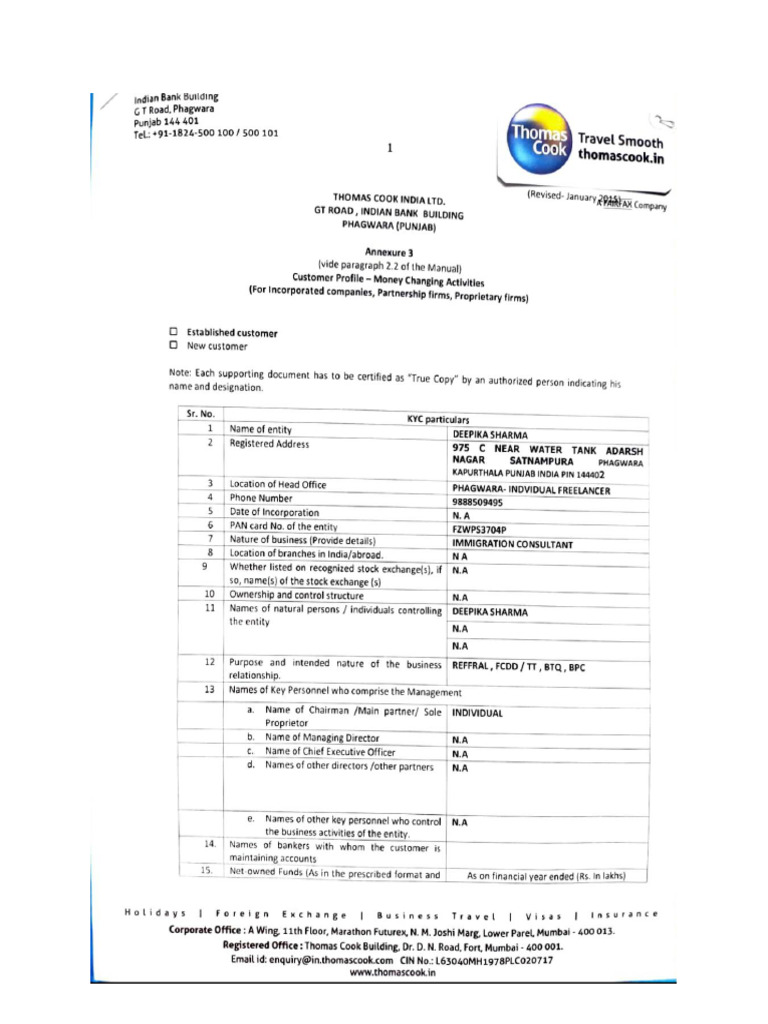 Deepika Sharma Annx Iii 2025 2026 | PDF