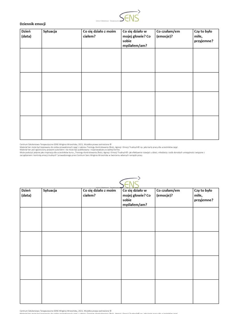 Dziennik Emocji 2508906 | PDF