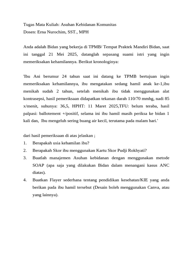 Kasus Komunitas ANC _ _ _Asterina | PDF