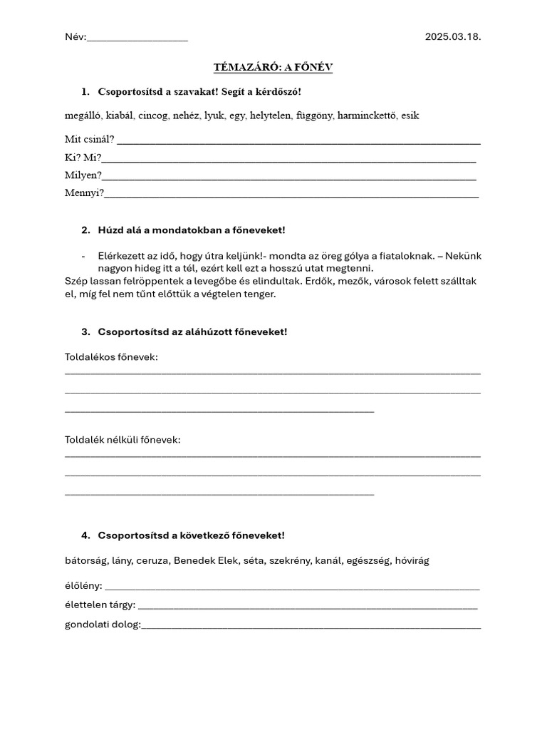 TÉMAZÁRÓ ELŐKÉSZÍTÉSE fn | PDF