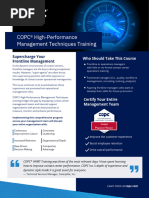 COPC Certification and Process | PDF