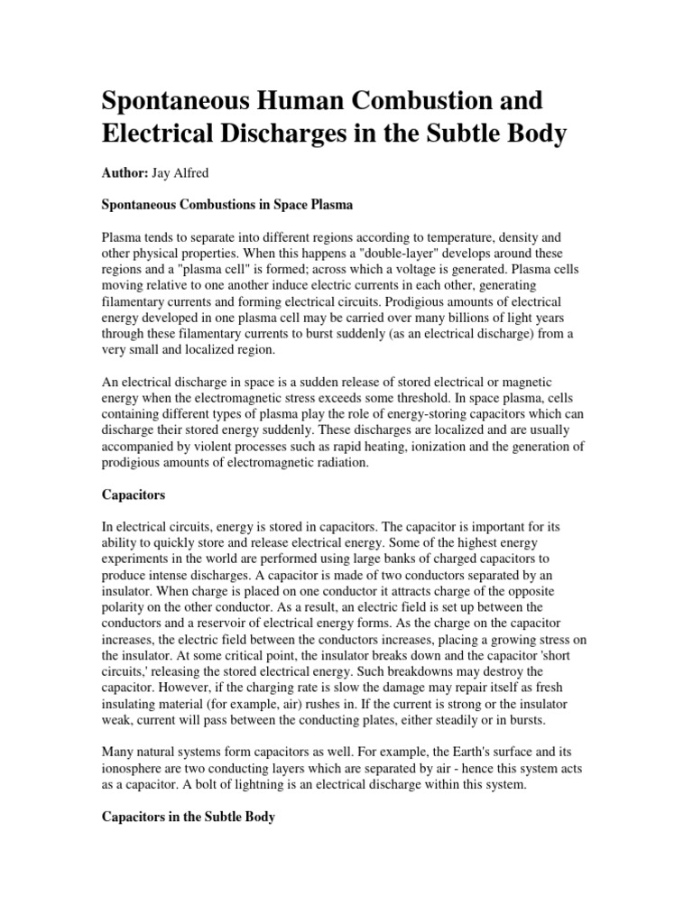 Article73-Spontaneous Human Combustion and Electrical Discharges in The ...
