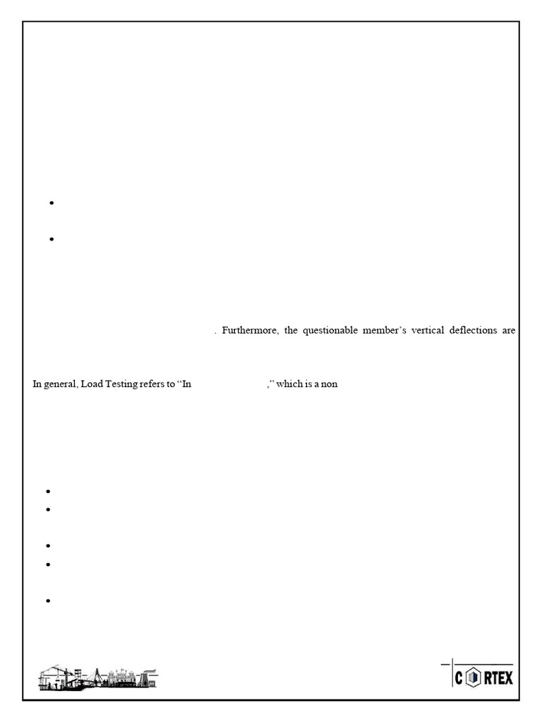 Slab Load Test Procedure and Analysis | PDF