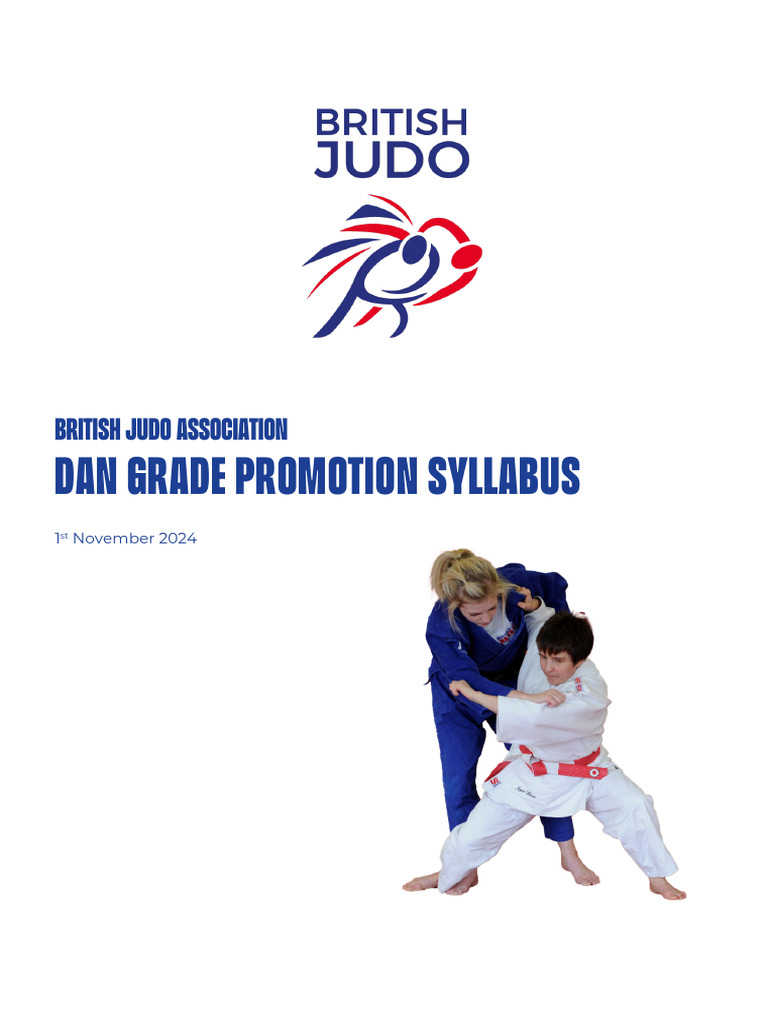British Judo Dan Grade Promotion Guide | PDF | Japanese Martial Arts ...