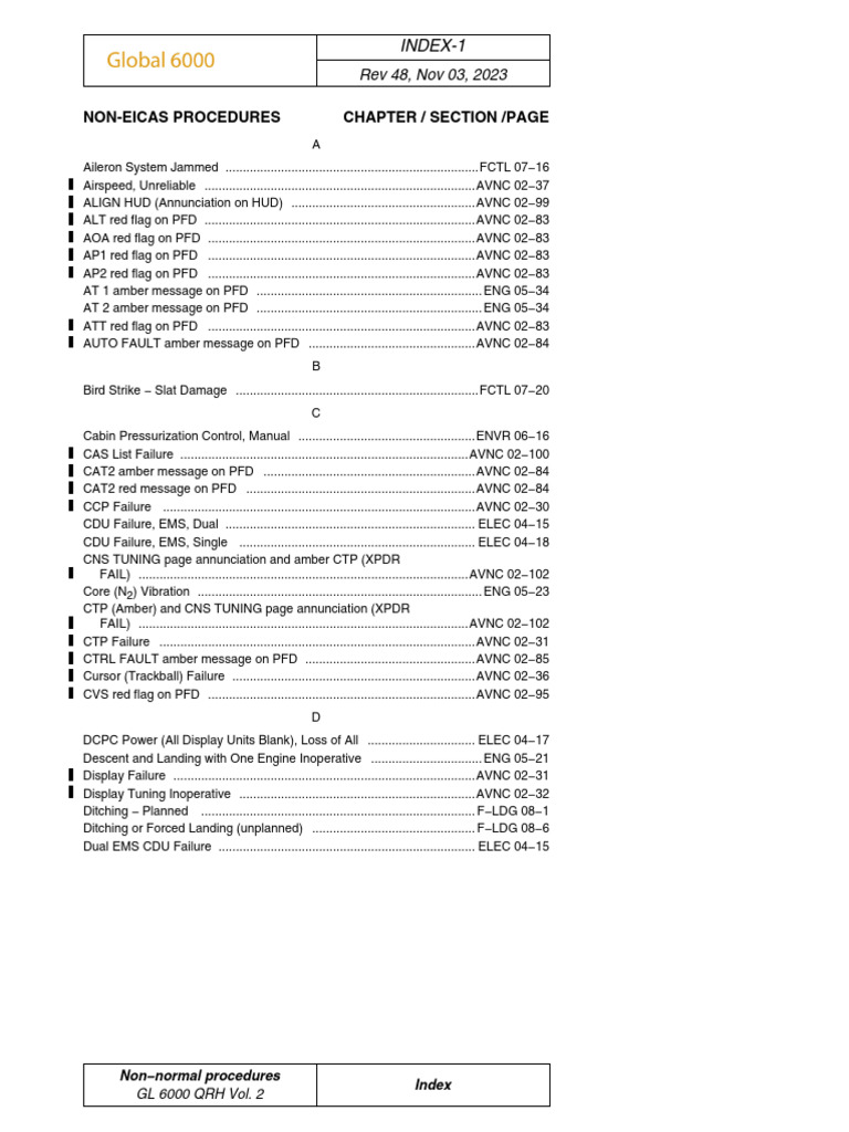 QRH | PDF | Turbine Engine Failure | Aviation